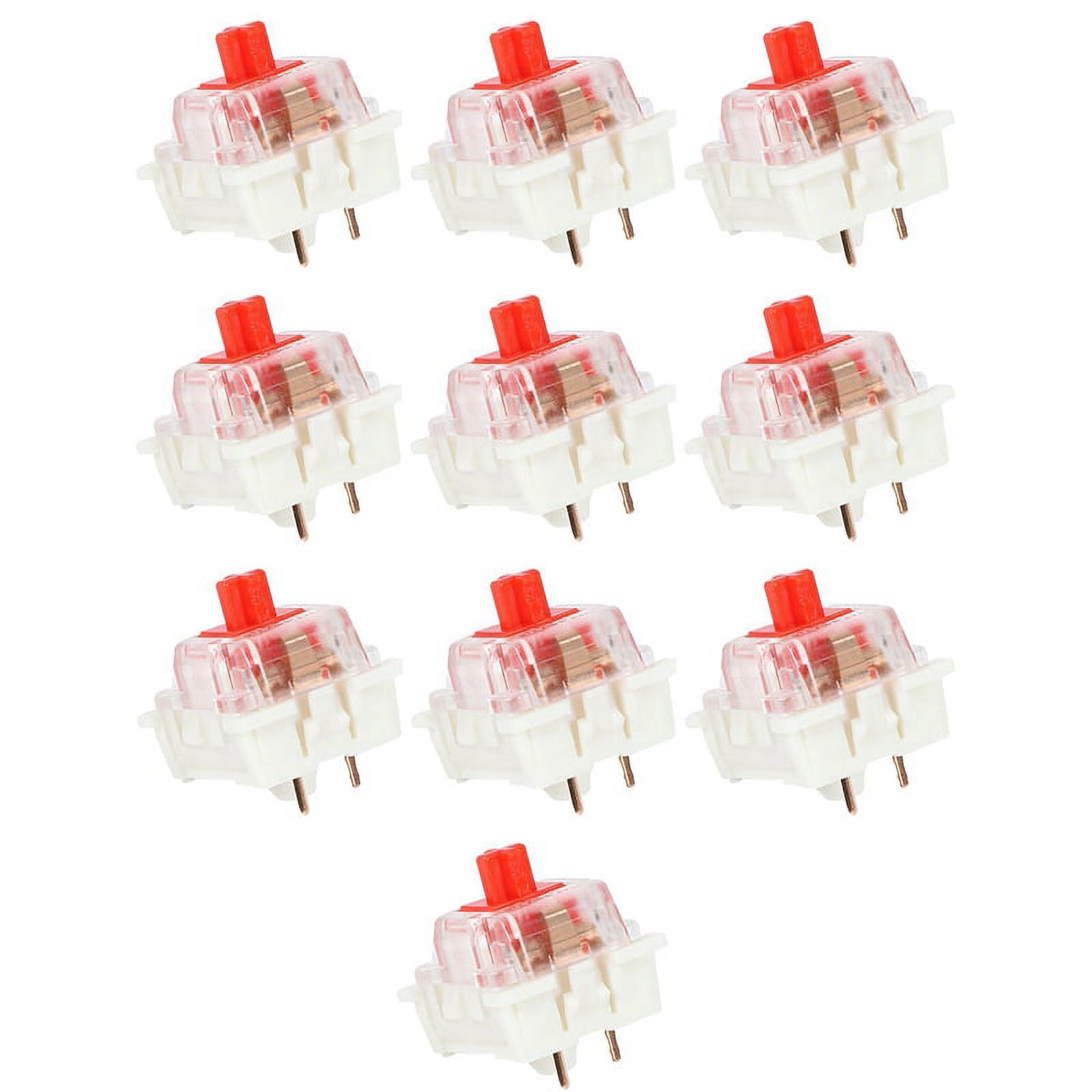 100Pcs Plastic for Cherry Red 3 Pin MX RGB Mechanical Switch Keyboard ...