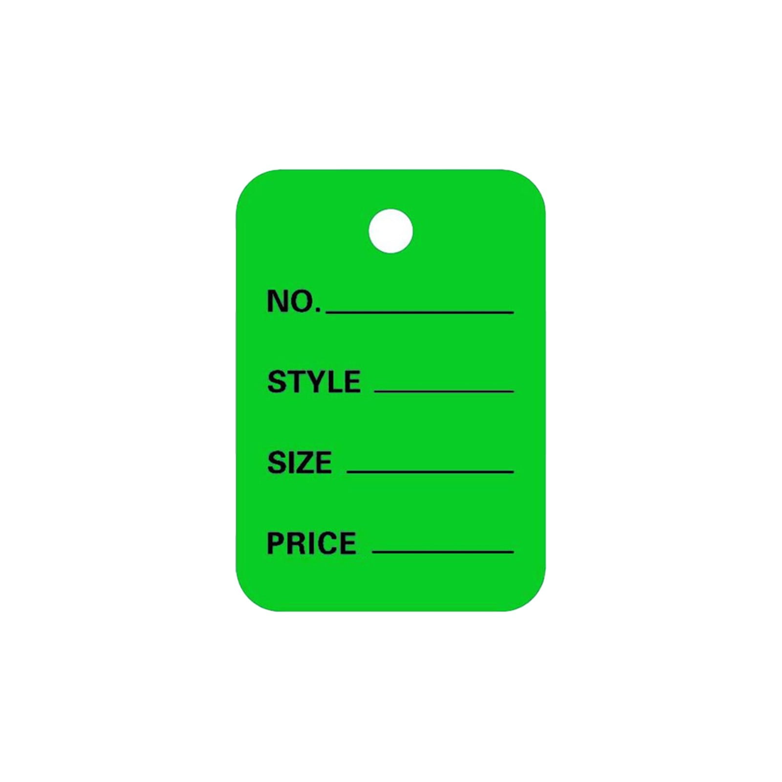 100Pcs Price Tags, 2x1.4in Clothing Price Labels Blank Merchandise ...