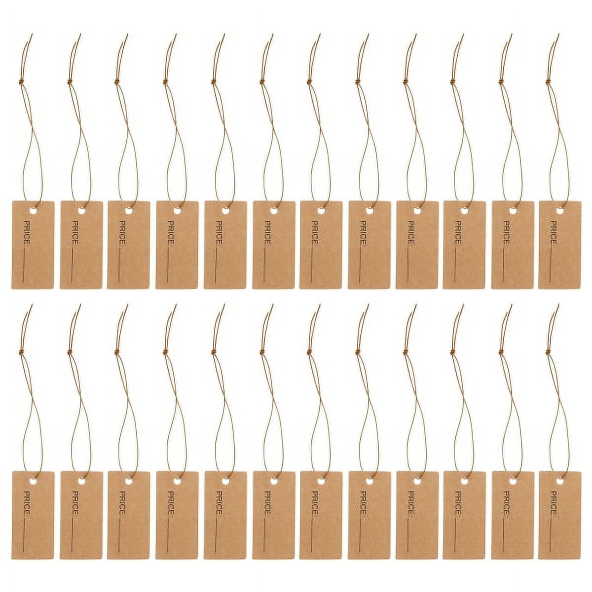 100Pcs Pricing Tags Jewelry Craft Price Tags Kraft Paper Label Cards ...