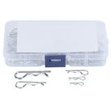 100Pcs R Cotter Pins Tractor Pin Clips With Plastic Box Assortment Kit ...