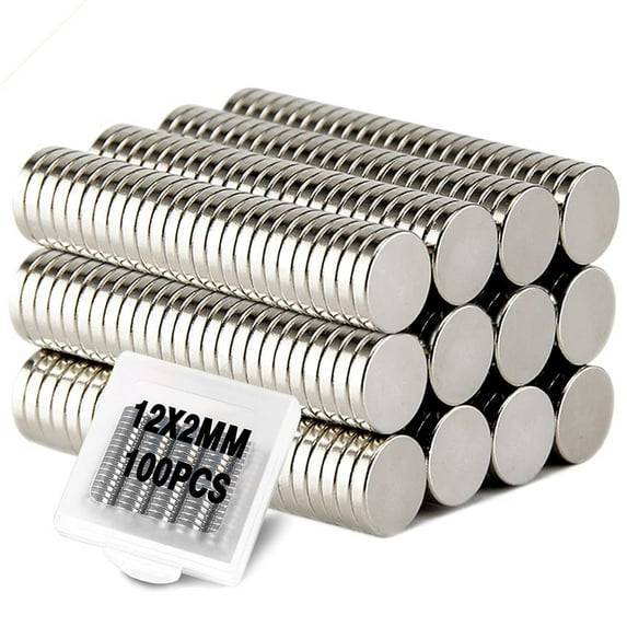 100Pcs Refrigerator Magnets, Small Round Disc Magnets for Crafts ...