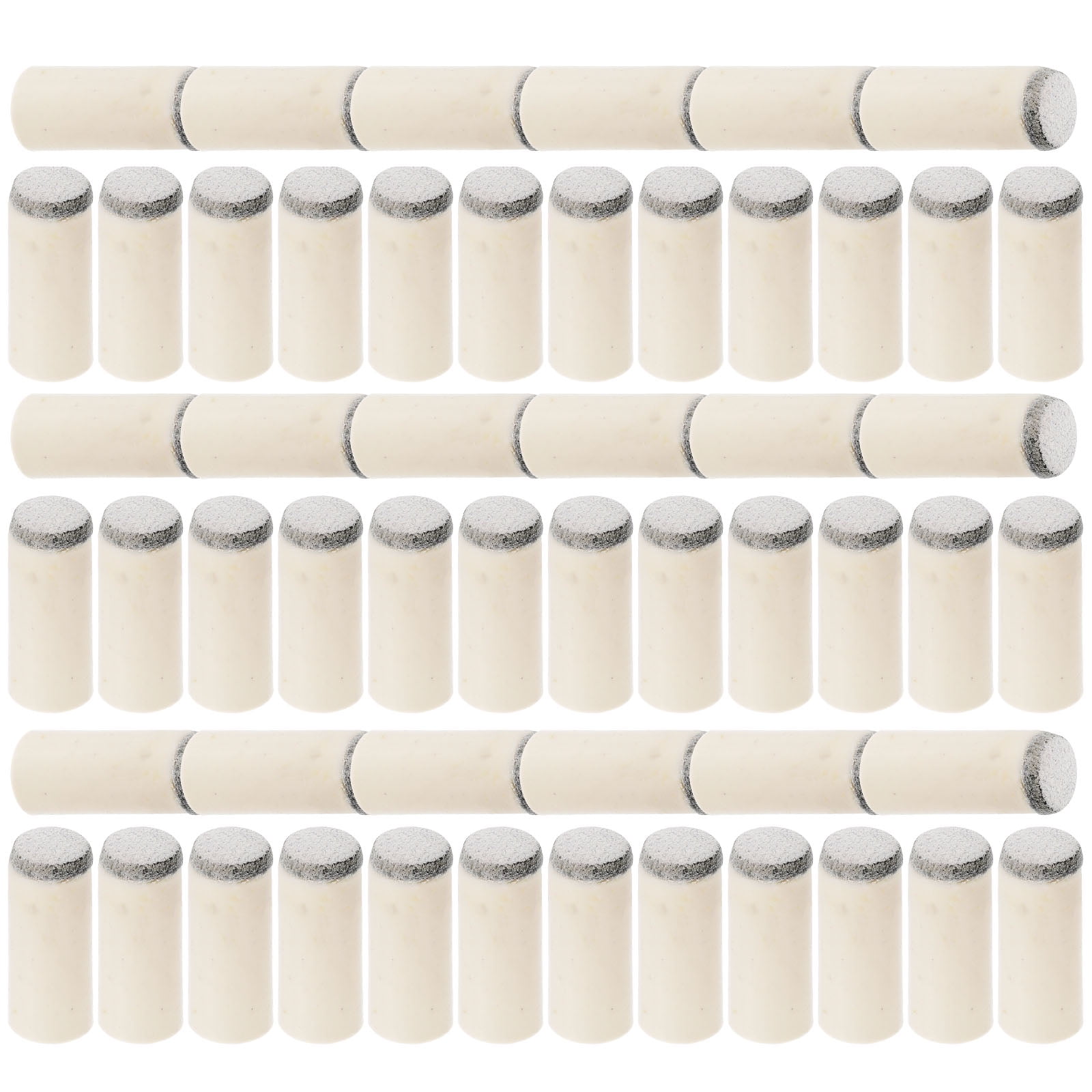 100Pcs Replaceable Pool Cue Tips Plastic Billiard Tips Replacements ...