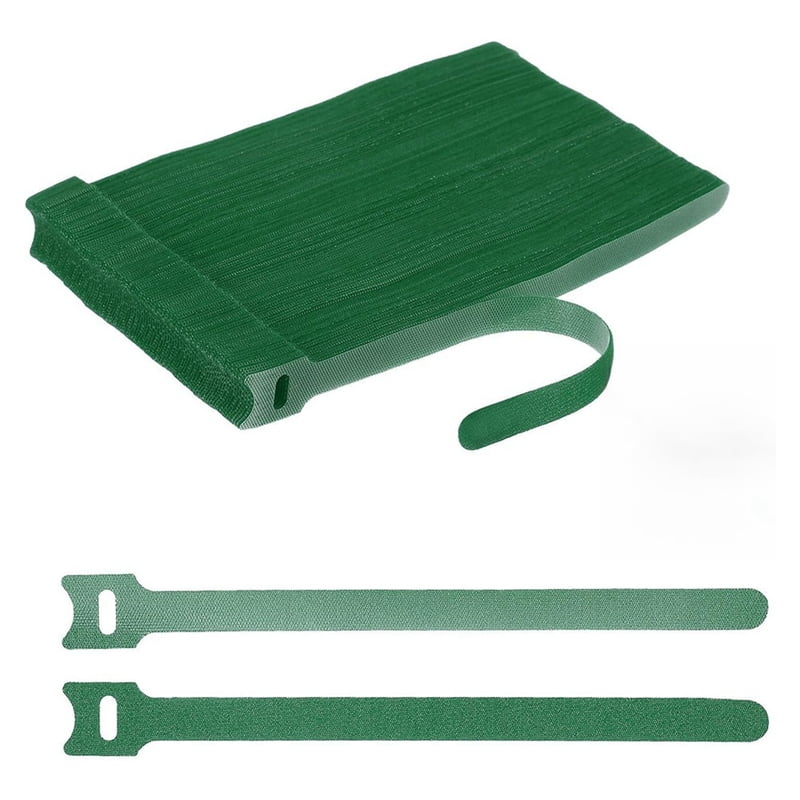 100Pcs Reusable Self-Gripping Cable Ties, 8 Inch Hook and Loop Wire ...