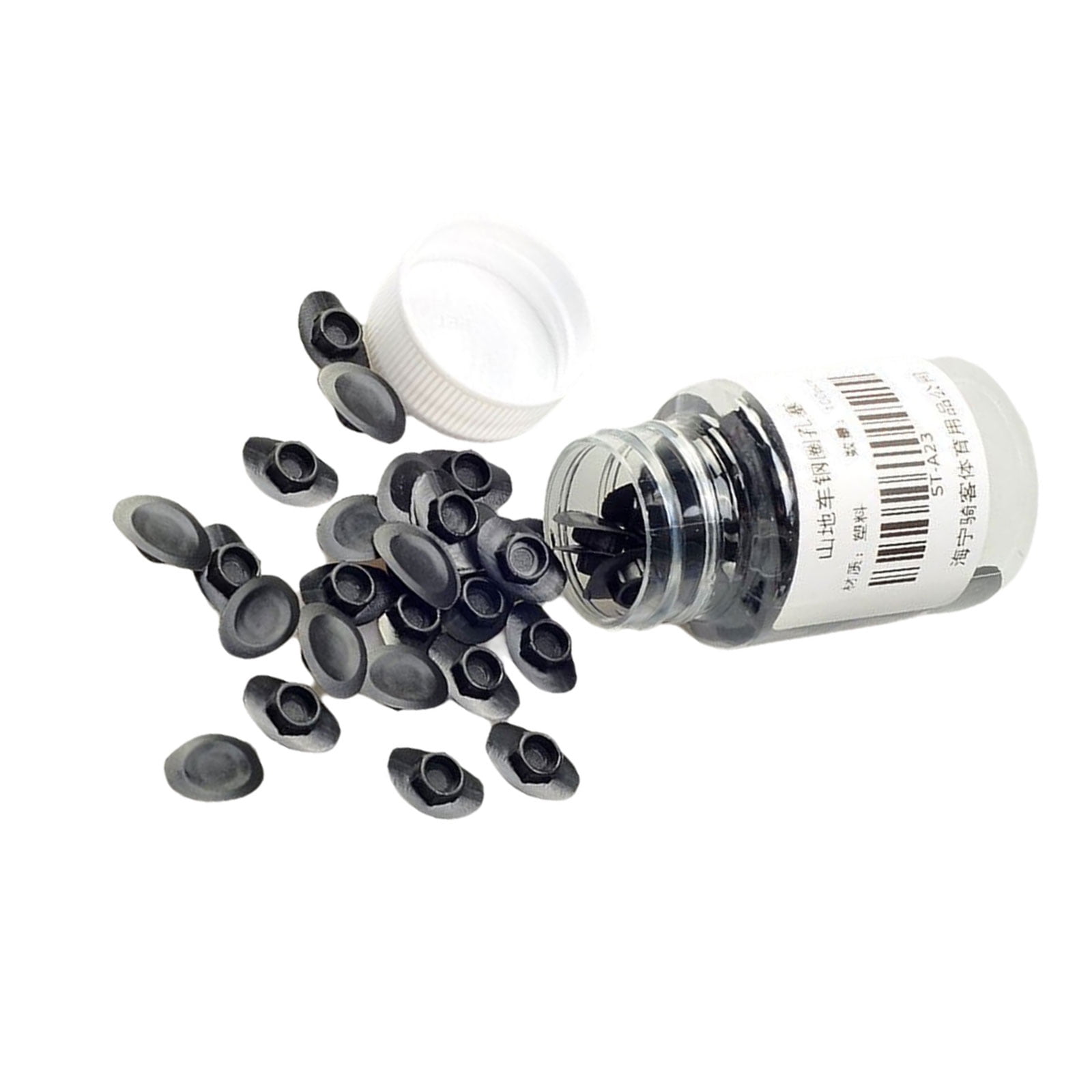 100Pcs Road Bike Rims Plug Bike Tire Pad Steel Rings Hole Plugs ...