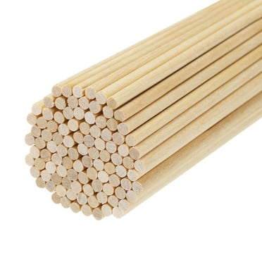 Colored Wooden Dowels, 12 Inch, 3/16 Inch Thick, Pack of 30 Assorted ...