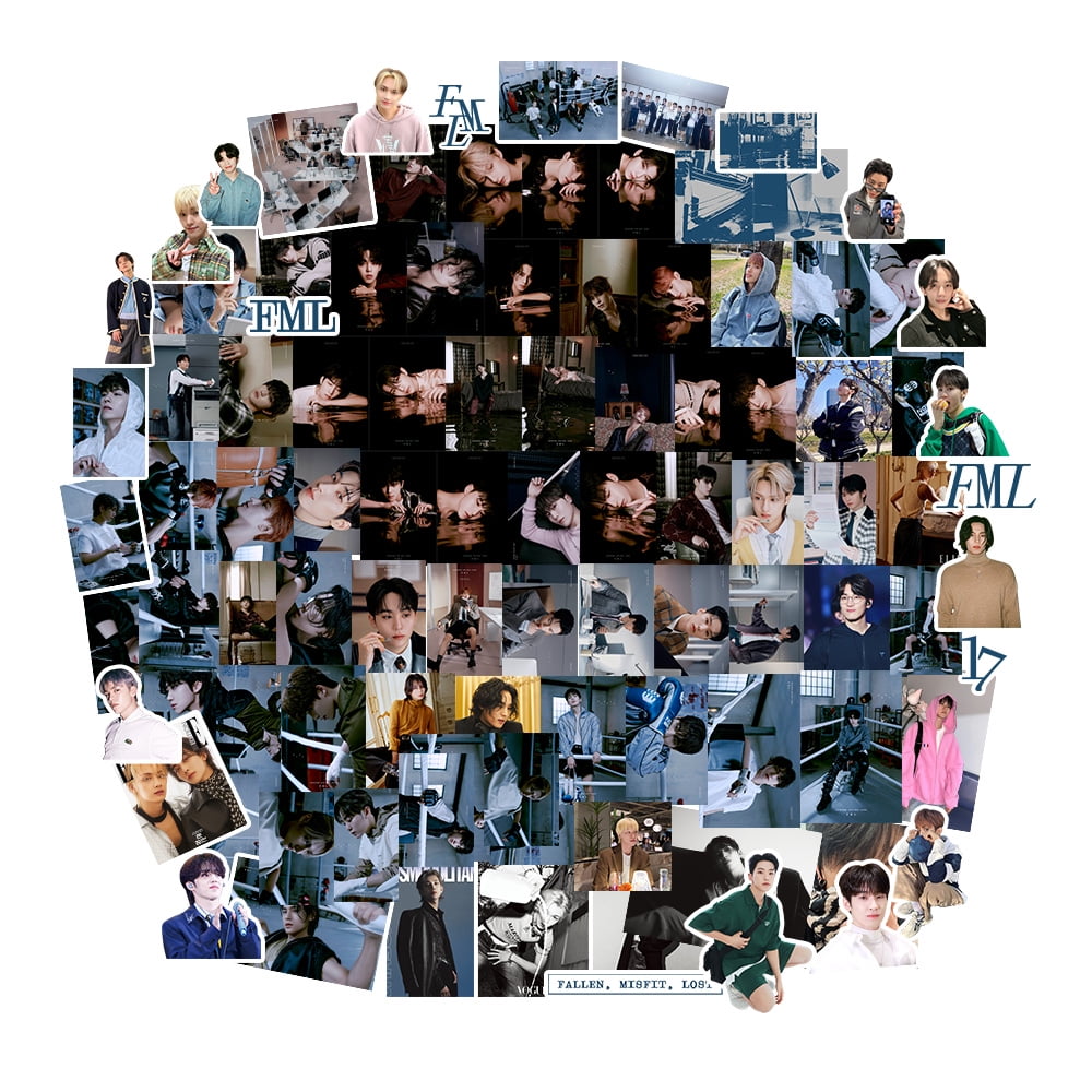 100Pcs SEVENTEEN Sticker Pack SEVENTEEN 2023 FML Album Sticker Kpop ...