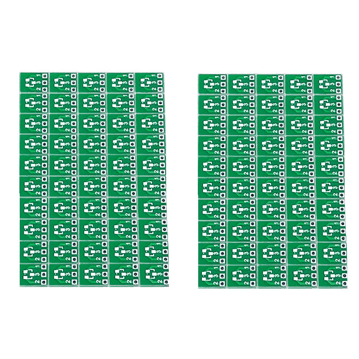 100Pcs SOT23 SOT23-3 Turn SIP3 Double-Side SMD Turn DIP SIP3 Adapter ...