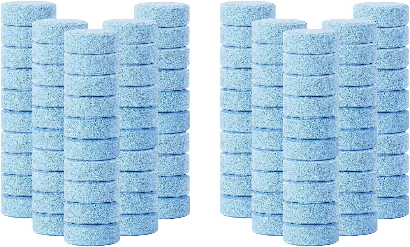 100Pcs Screen Wash Tablets for Cars with Antifreeze, Concentrated Solid ...