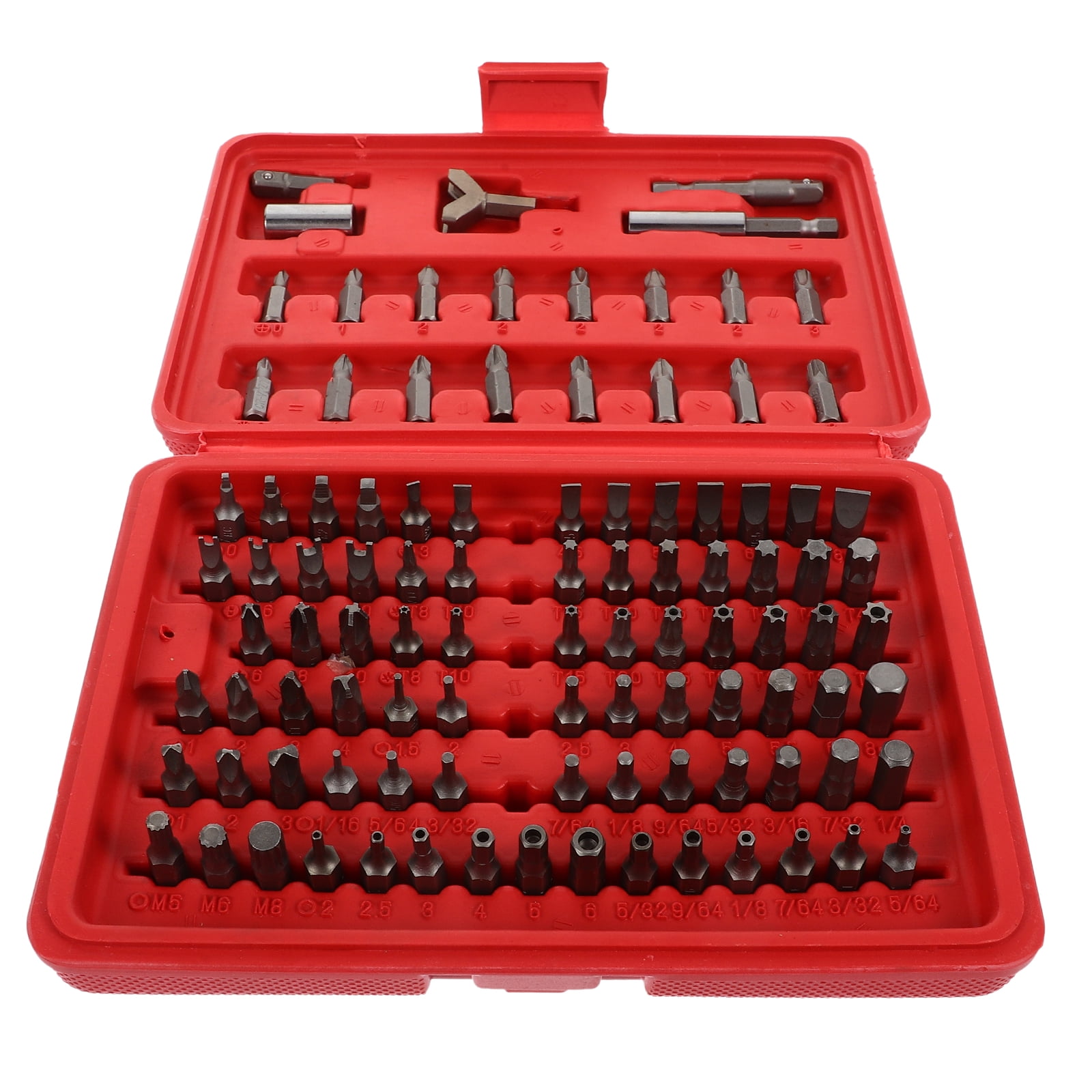 100Pcs Screwdriver Bit Sets Security Bit Set Vanadium Steel Assortment ...