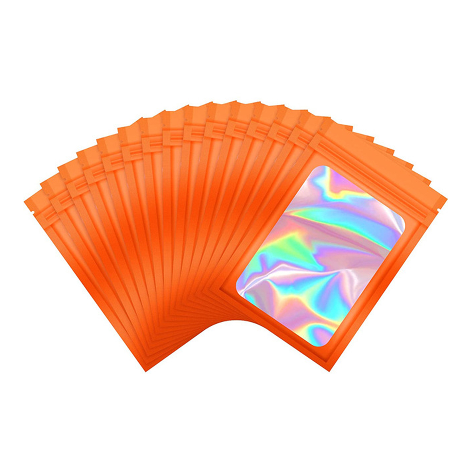 100Pcs Self-sealing Bags Multipurpose Portable Holographic Packaging ...