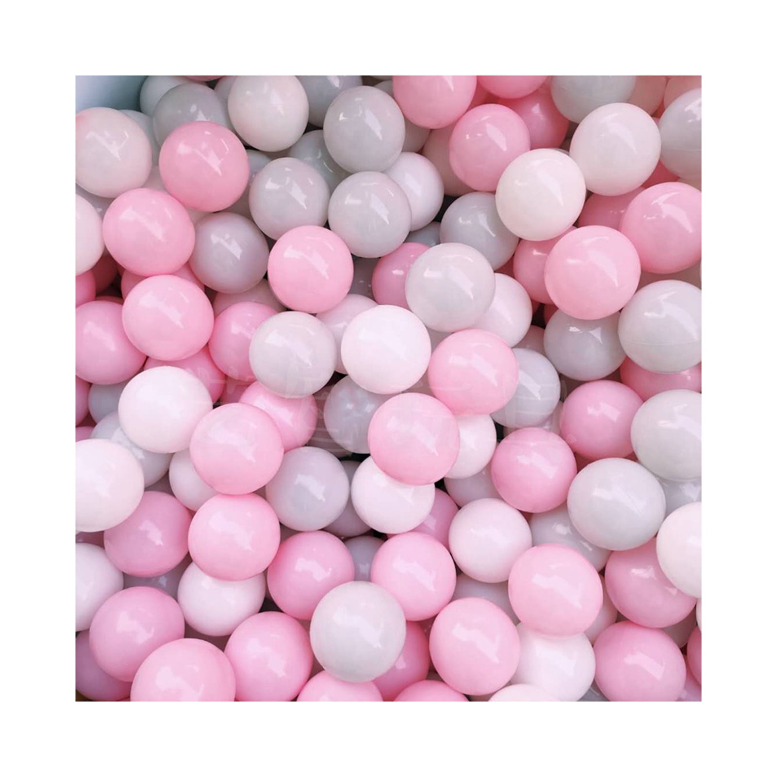 100Pcs/Set Colorful Pit Ball 3 Colors Thickened PE Crush Proof BPA ...