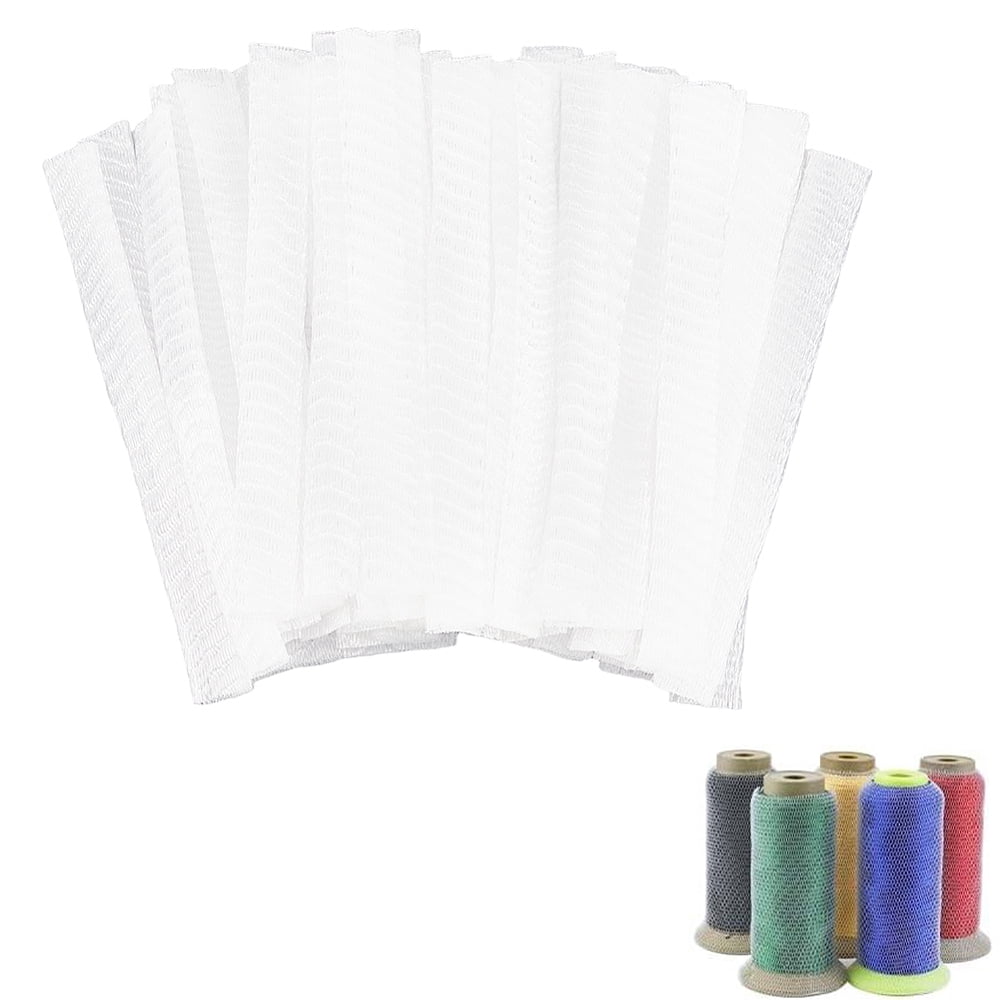 100Pcs Sewing Thread Net Cosmetic Brush Protective Nets Mesh Spool ...