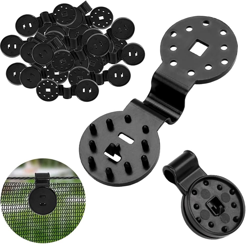 100Pcs Shade Cloth Clips, 2024 New Shade Cloth Heavy Duty Lock Grip ...