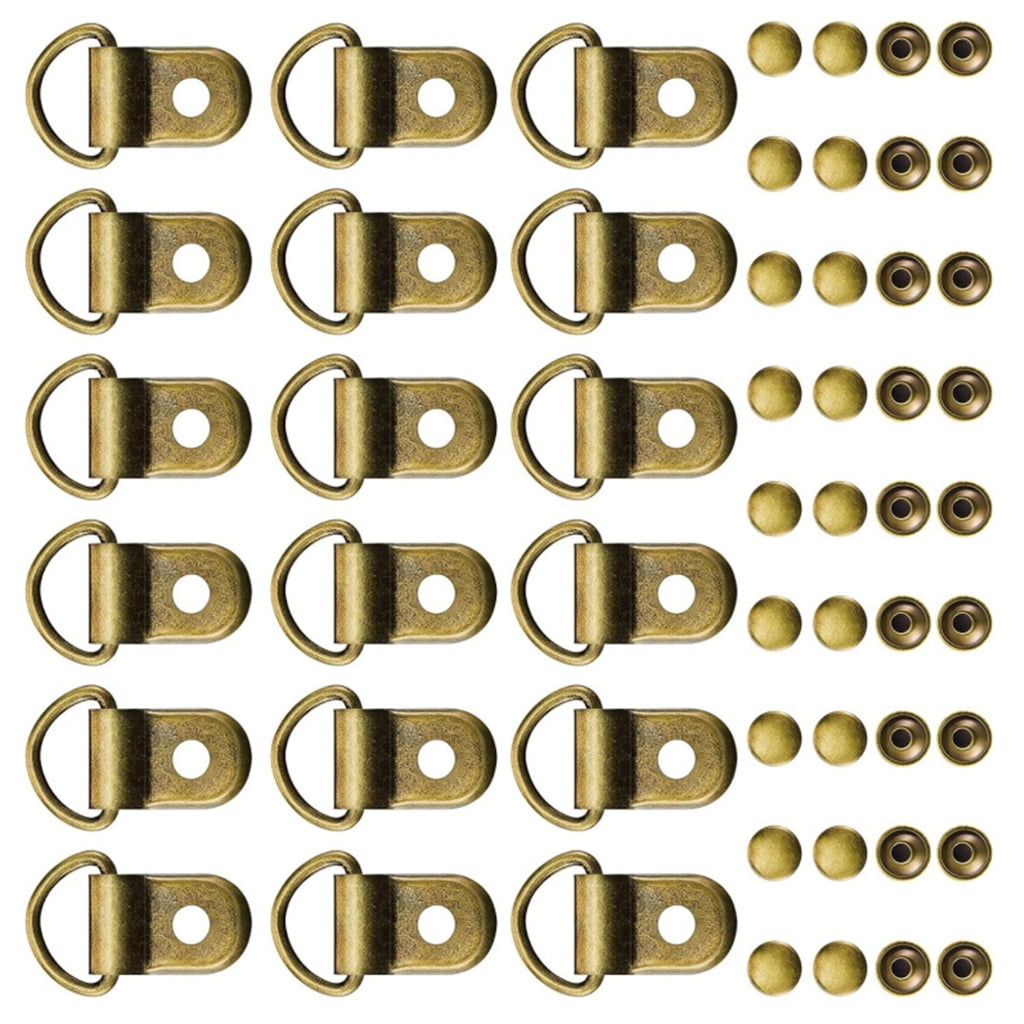 100Pcs Shoe Boot Lace Hooks Buckl with Rivets for Boot Hooks - Walmart.com