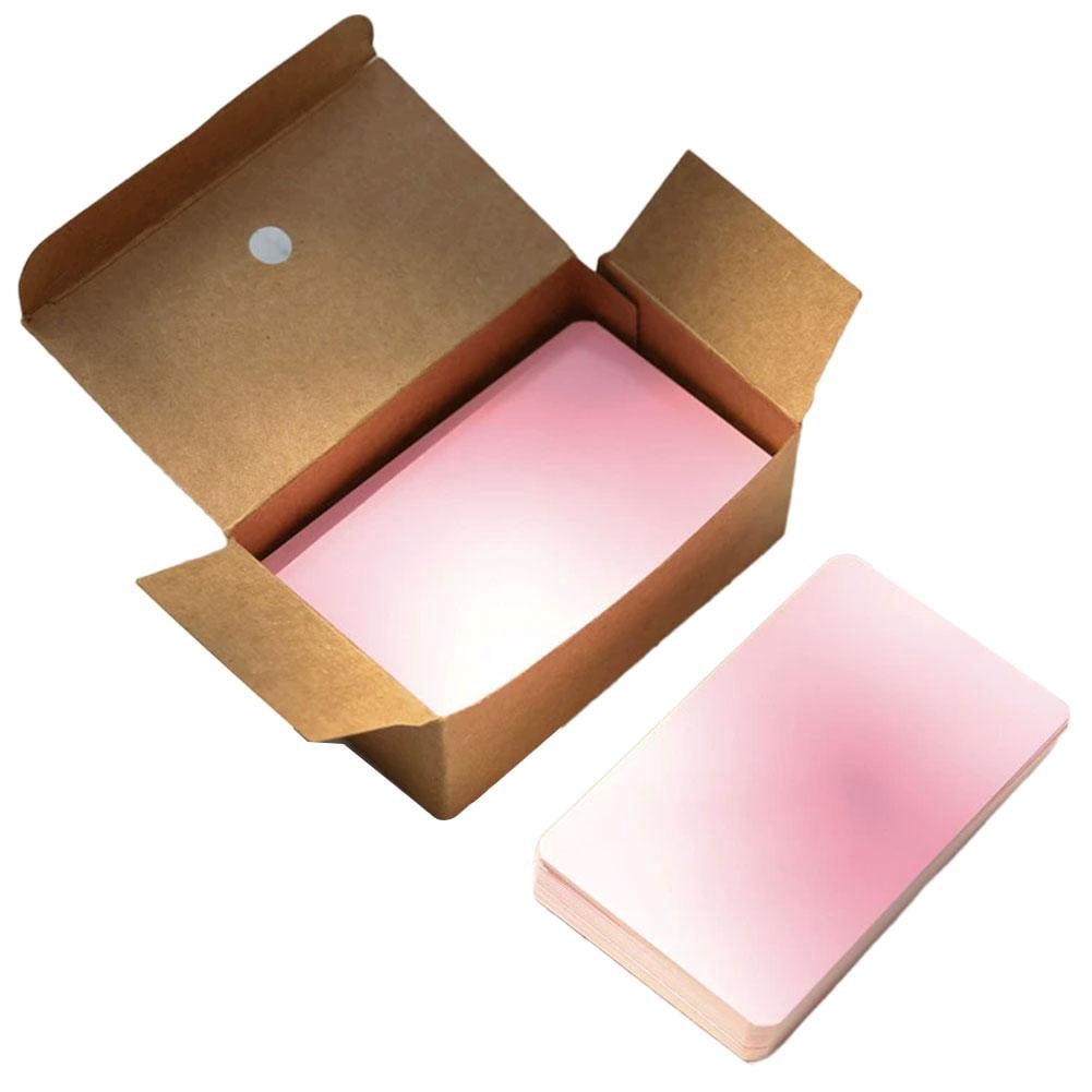 100Pcs Small Blank Paper Message Note Business Cards, 3.5x2'' Mini ...