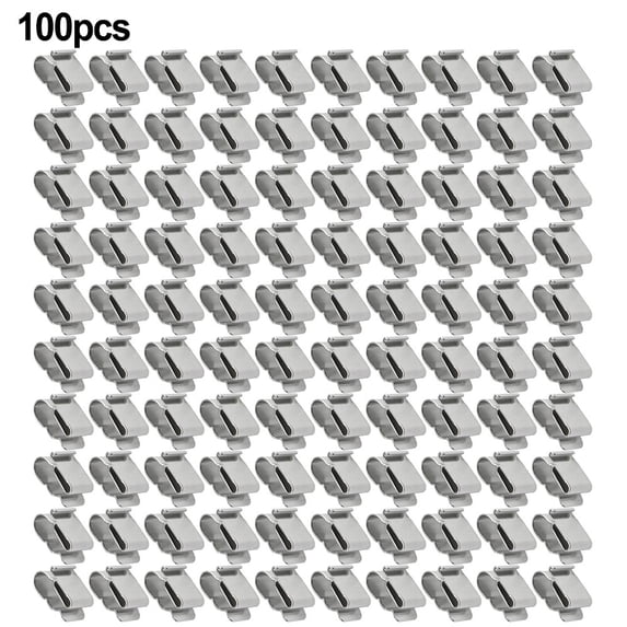 100Pcs Solar Panel Cable Clips Stainless Steel PV Cable Clamp For Home ...