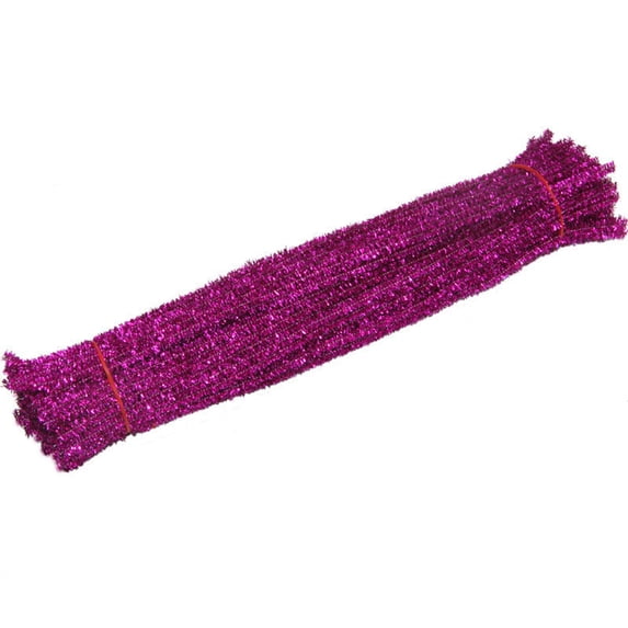 100Pcs Solid Color Chenille Stems Craft Kit,6mm Super Dense Fluffy Pipe ...