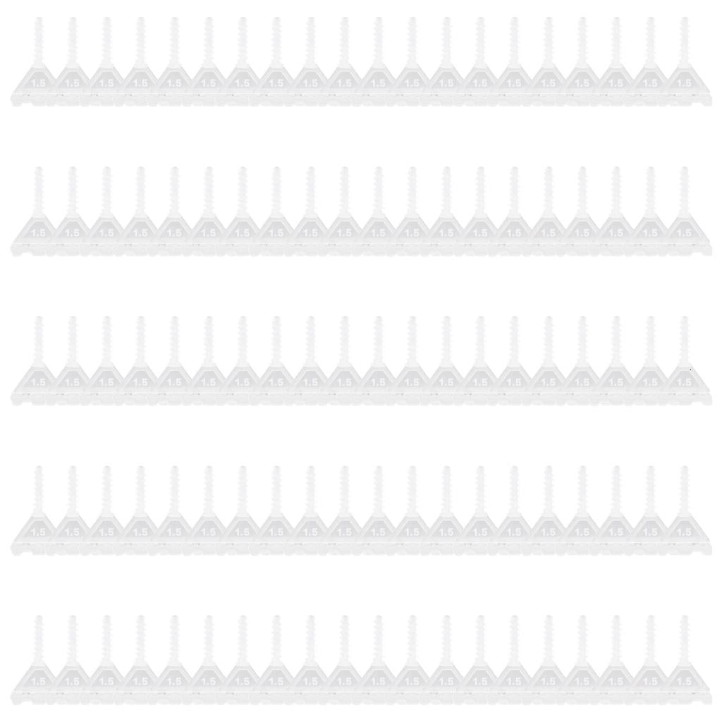 100Pcs Spiraling Ceramic Tile Leveling System Clips Wall Floor Fixing ...