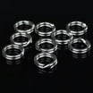 Uxcell 1.2mm x 9mm Fishing Split Rings, 50 Pack 304 Stainless Steel ...