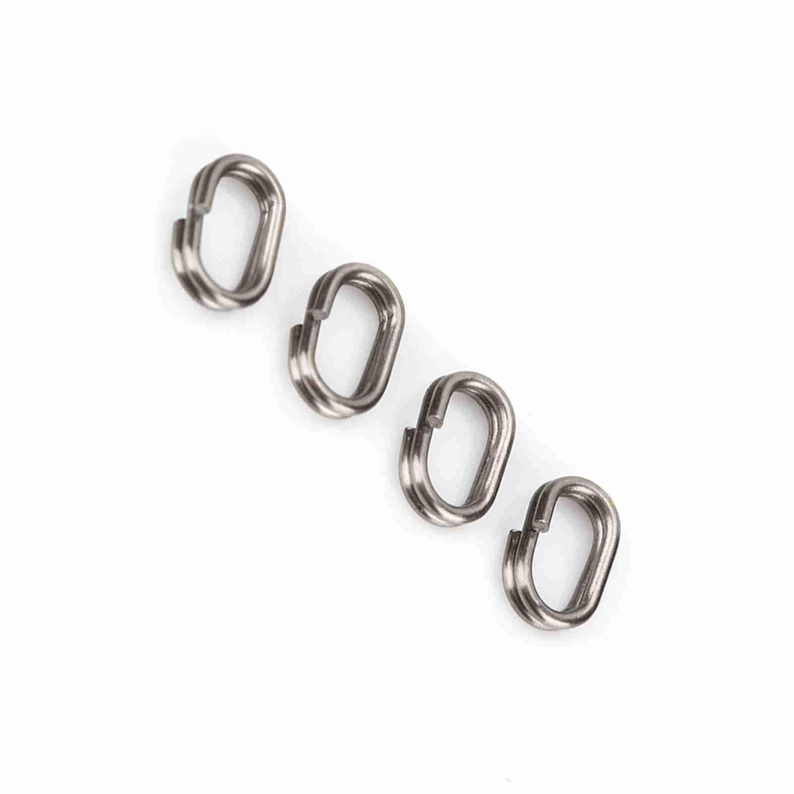100Pcs Stainless Steel Oval Split Rings Swivel Snap Fishing Tackle Connector(5x8mm) - Walmart.com