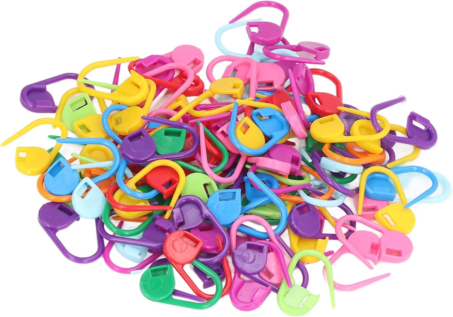 100Pcs Stitch Markers Count Buckle DIY Marker Buckle Knitting Pins Tool ...