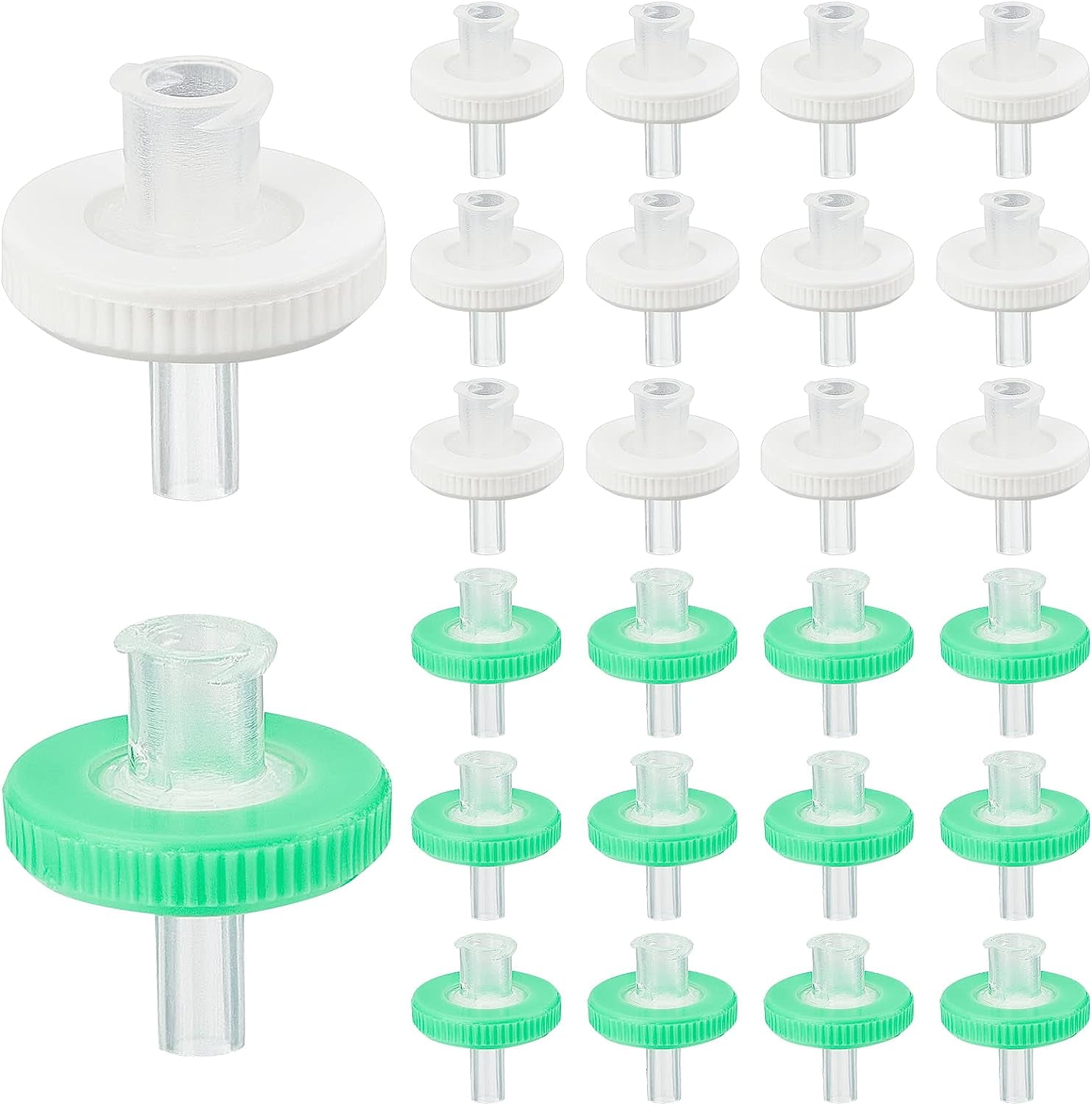 100Pcs Syringe Filter 0.22um/0.45um Pore Size Plastic Disposable ...