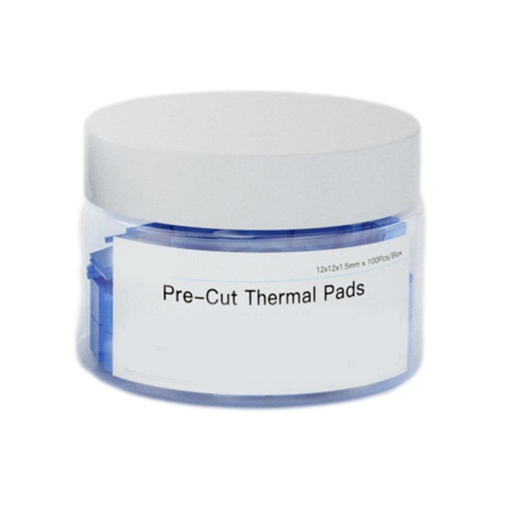 100Pcs Thermal Insulation Silicone Sheet For Motherboard Cpu Ic Gpu ...