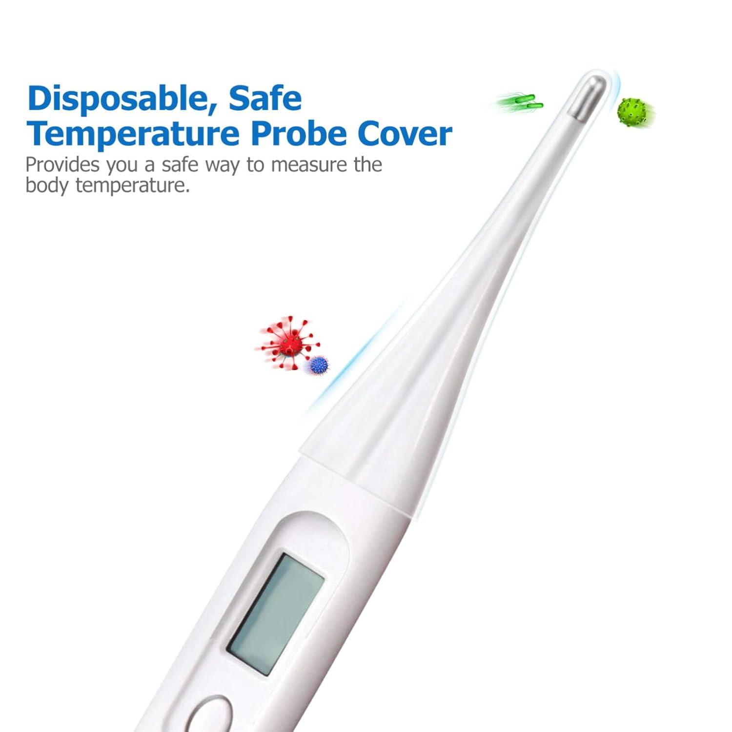 100Pcs Thermometer Covers, Thermometer Covers Disposable, Universal ...