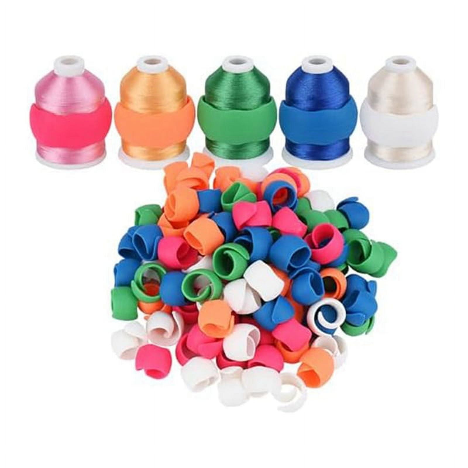 100Pcs Thread Holder/Spool Huggers Keep Thread Spool Neat&Organized for ...