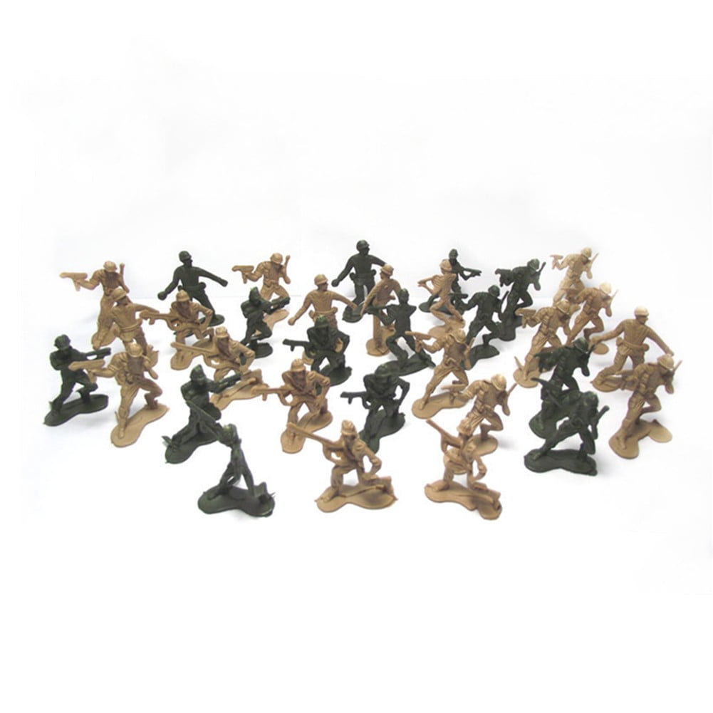 100Pcs Toy Soldiers Model Sand Table Games People Figures Playset Kids ...