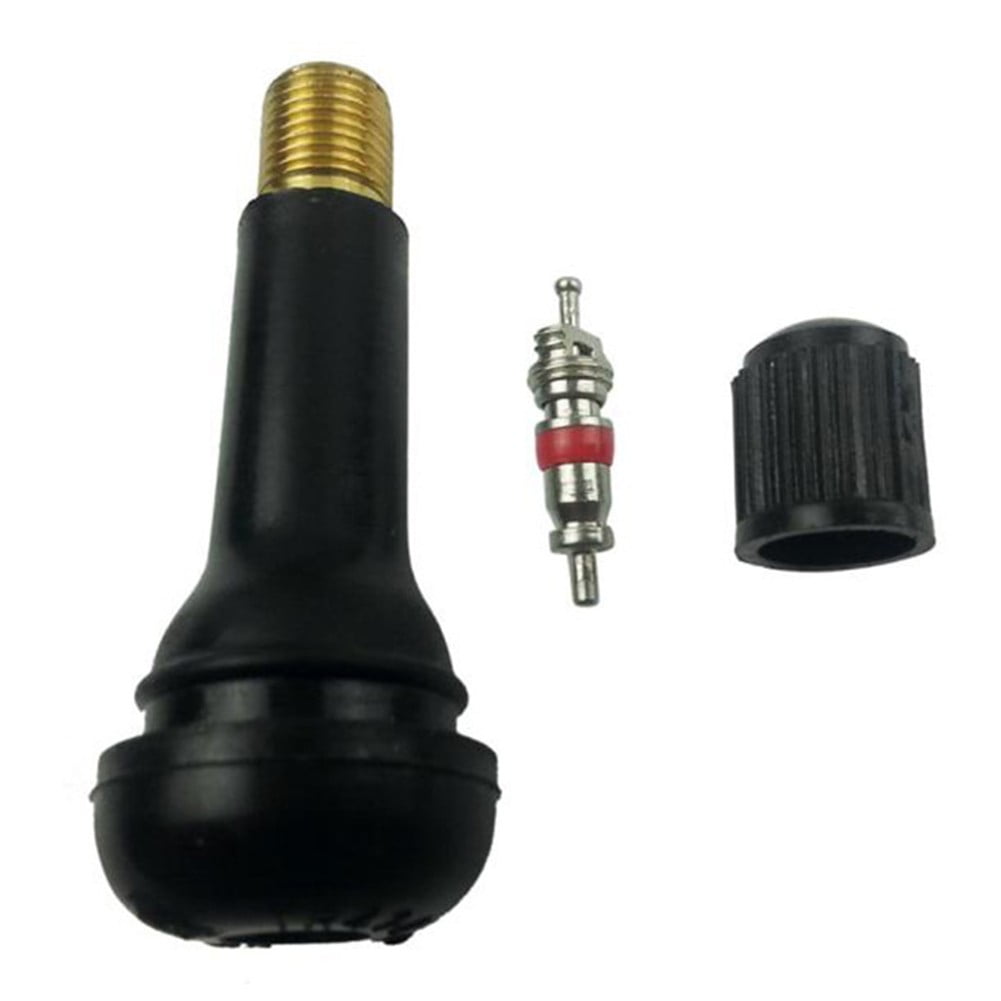 100Pcs Tr413 Tubeless Car Wheel Tire Valve Stems With Cap Tyre Rubber ...