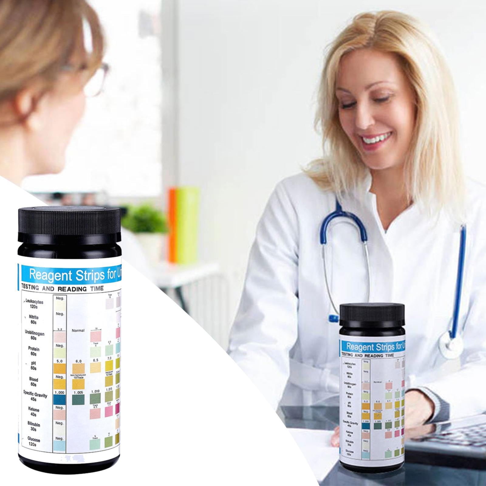 100Pcs Urinalysis Test Strips - Multi-Parameter Body Analysis Strips ...