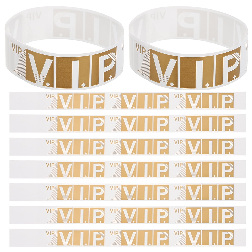 Eease 100Pcs VIP Wristbands Party Wristbands Bracelet for Events ...