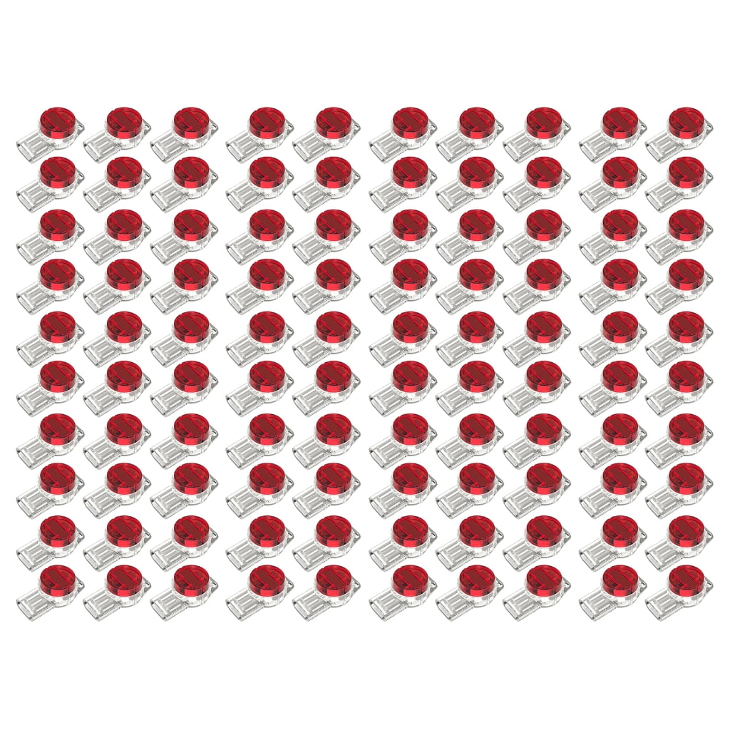 100Pcs Waterproof Wiring Network Cable Telephone Cord Splice Terminals ...