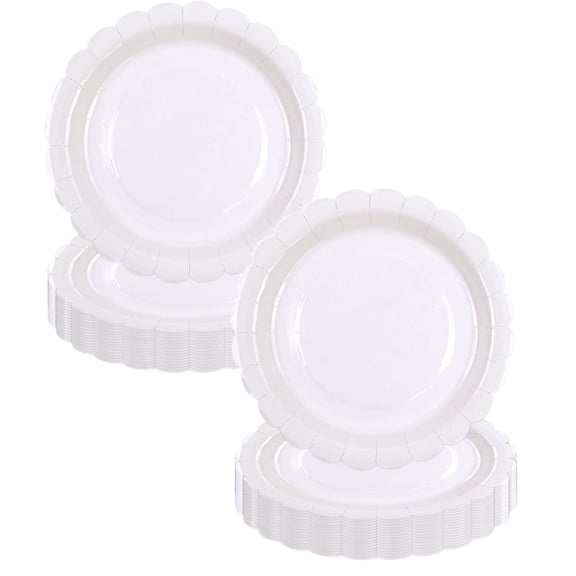White Dessert Plates