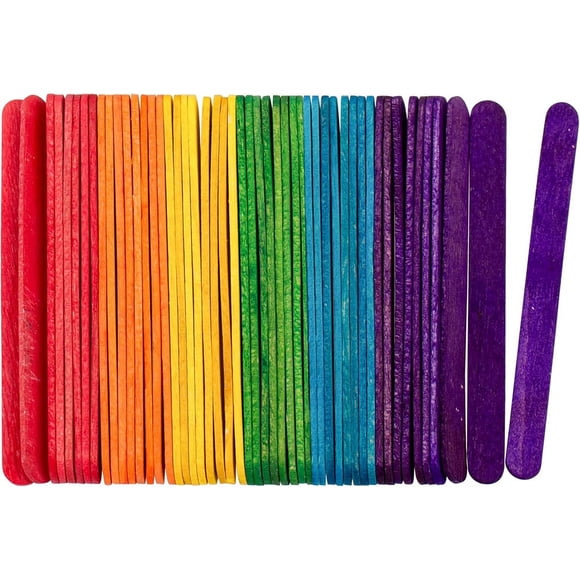 Colorful Popsicle Sticks