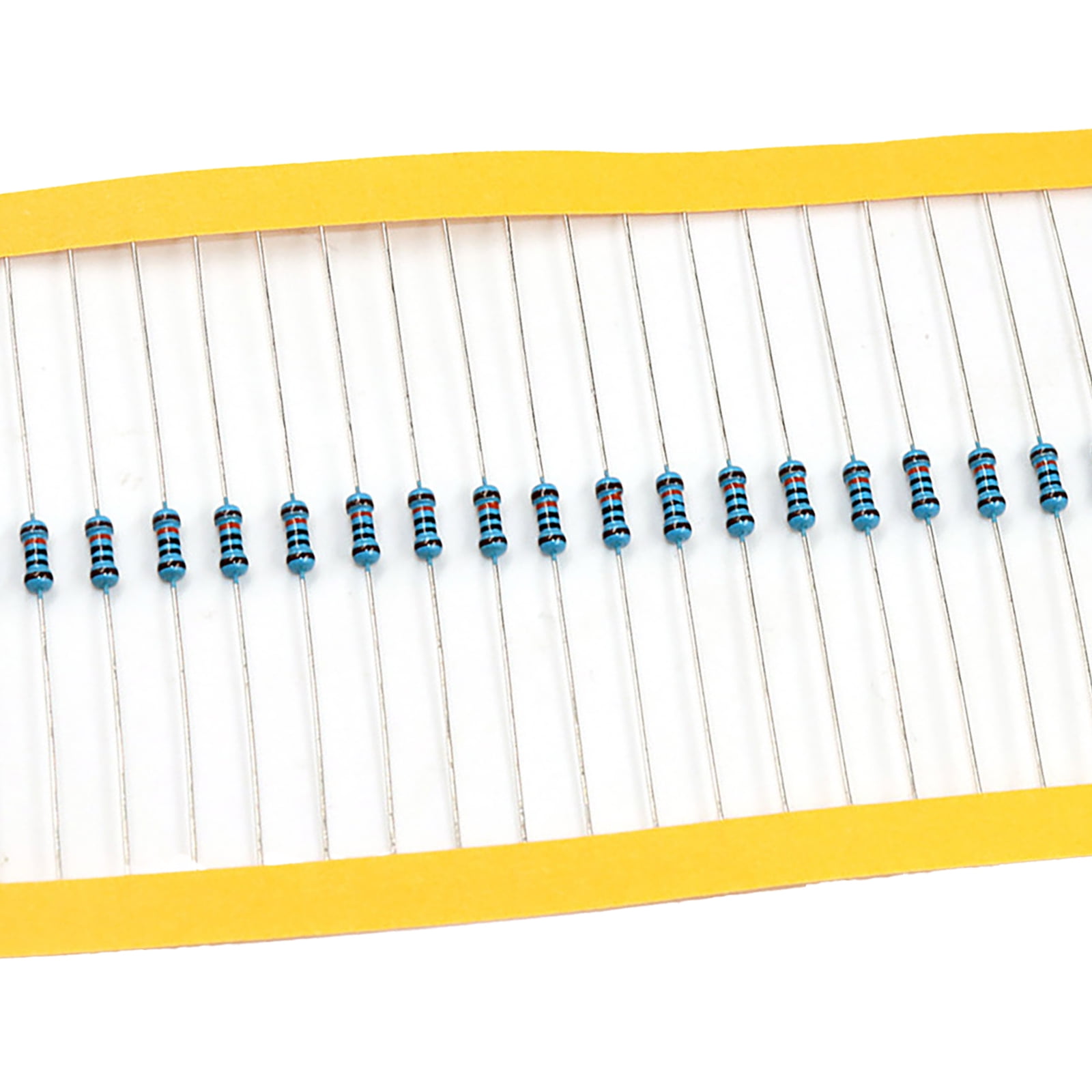 100Pieces 1.2k Metal Film Resistors 0.25W for Music Equipment Devices ...