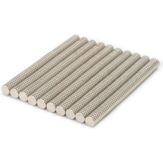 100Pieces 7x1mm / (0.28x0.04 Inch) Magnetic Push Pin, refrigerator ...
