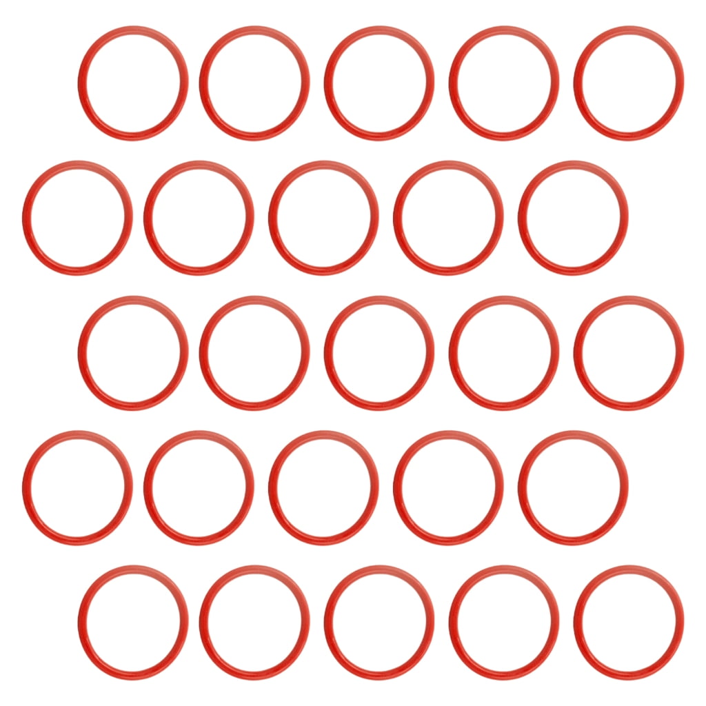 100Pieces Elastic Silicone Coffee Machine Seals Steam Valves Rings ...