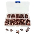 100Pieces Practical Iron Star Rivets Portable Jewelry Making Set Metal ...