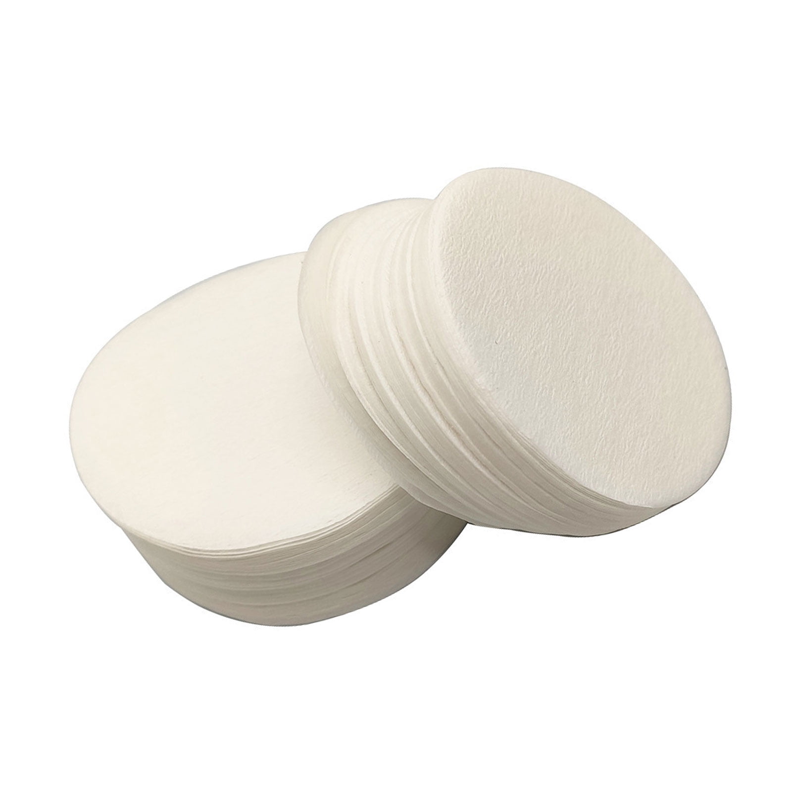 100Pieces Round Coffee Filters Throwaway Paper Coffee Filter Discs Pulp ...