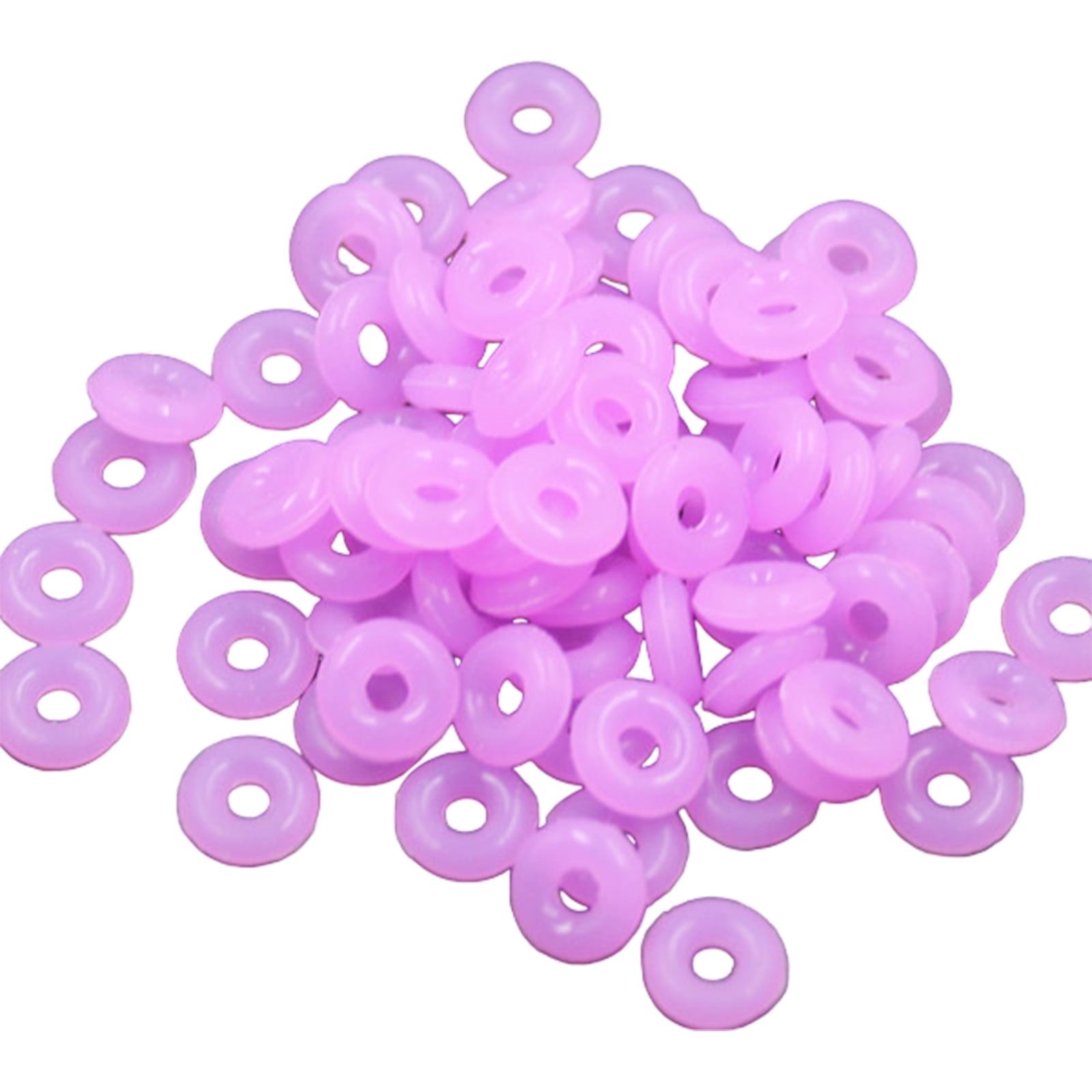 100Pieces Spacer Rings Jewelry Making Supplies Stoppers Rings Easy ...