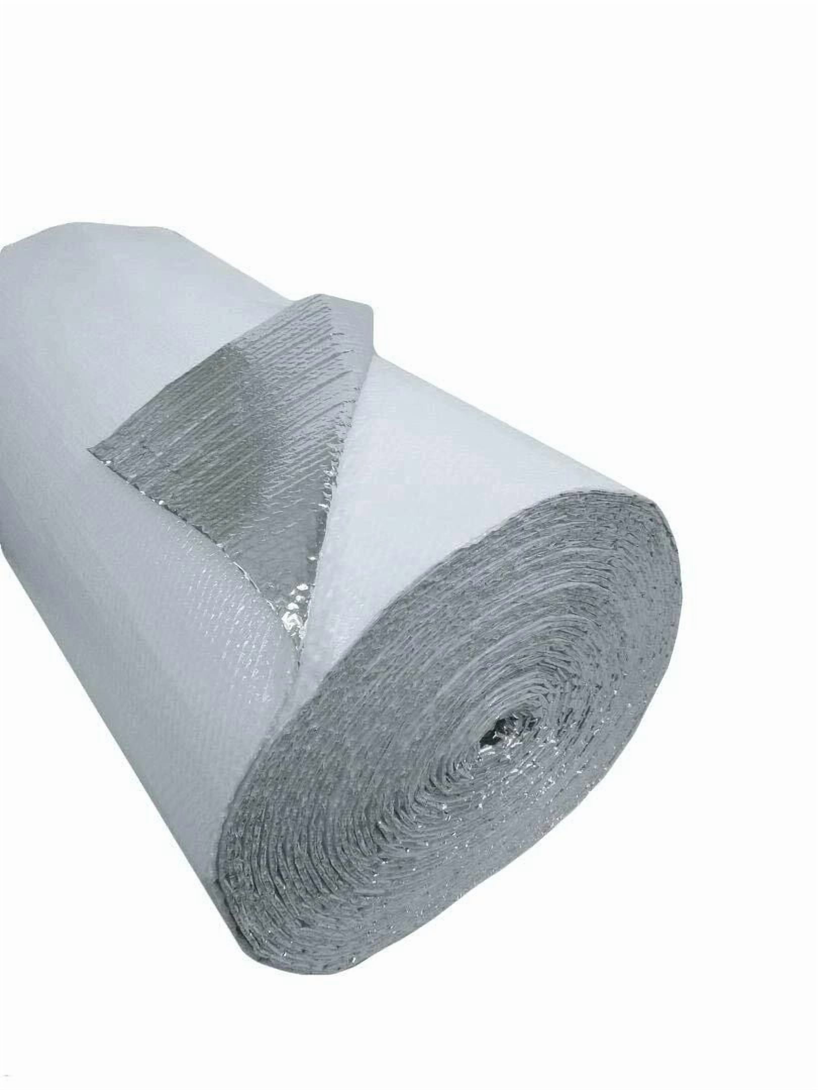 100SQFT Double Bubble REFLECTIVE Insulation Roll 6.35mm Thick, White ...