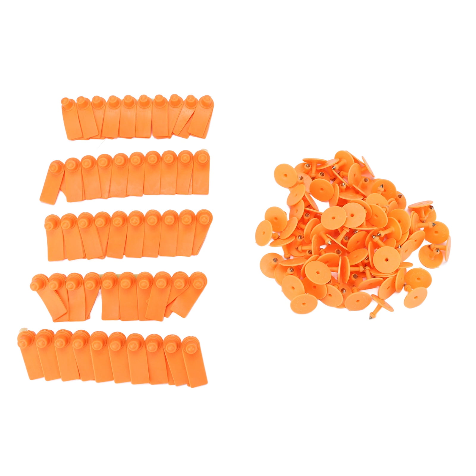100Set Livestock Ear Tag Kit Plastic Farm Animal Ear Label Tag for ...
