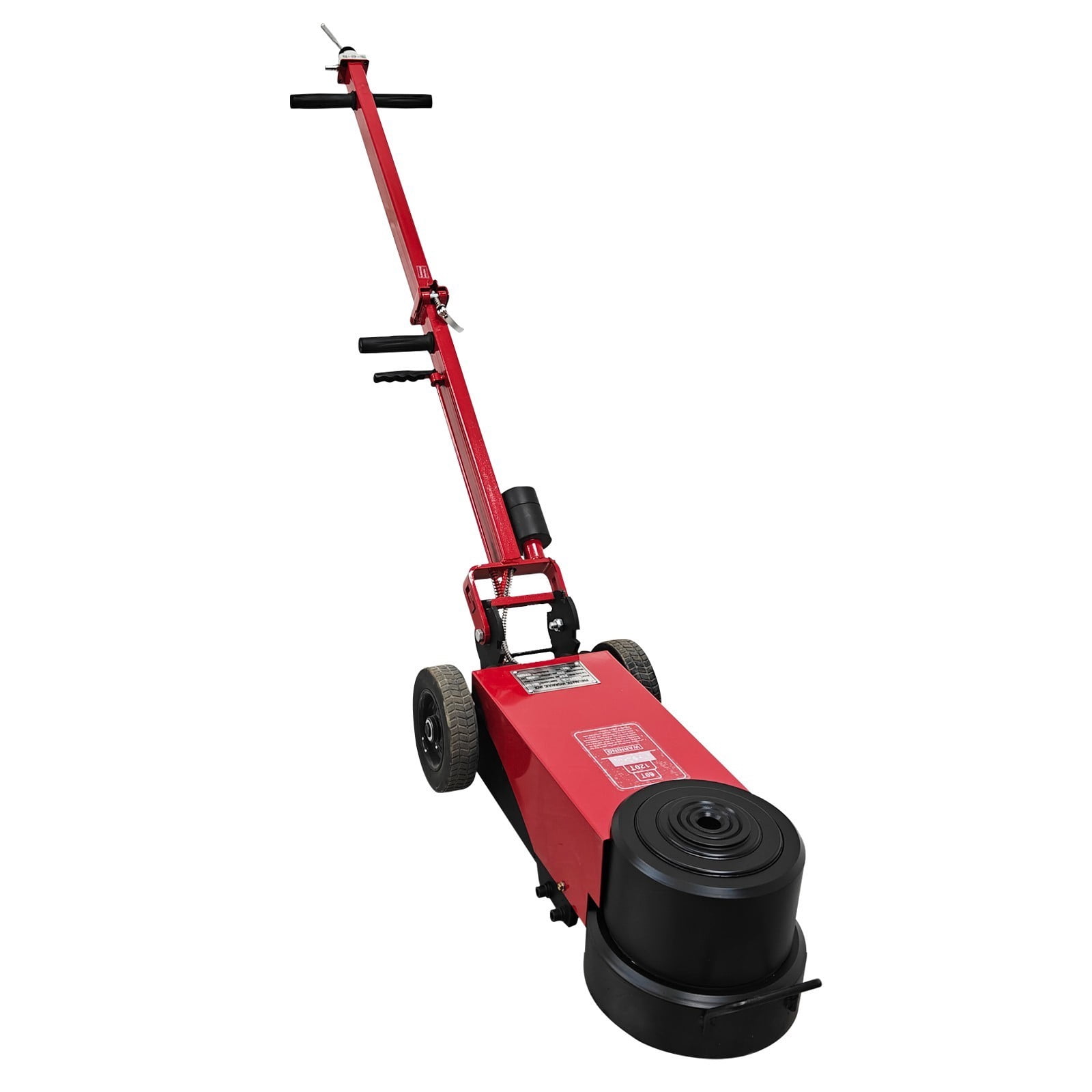 100T Pneumatic Hydraulic Floor Jack Portable Dual-Stage Lift Foldable ...