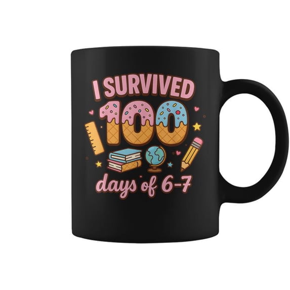 100Th Day Of School Teacher 100 Days 6 7 Meme Coffee Mugs - Walmart.com