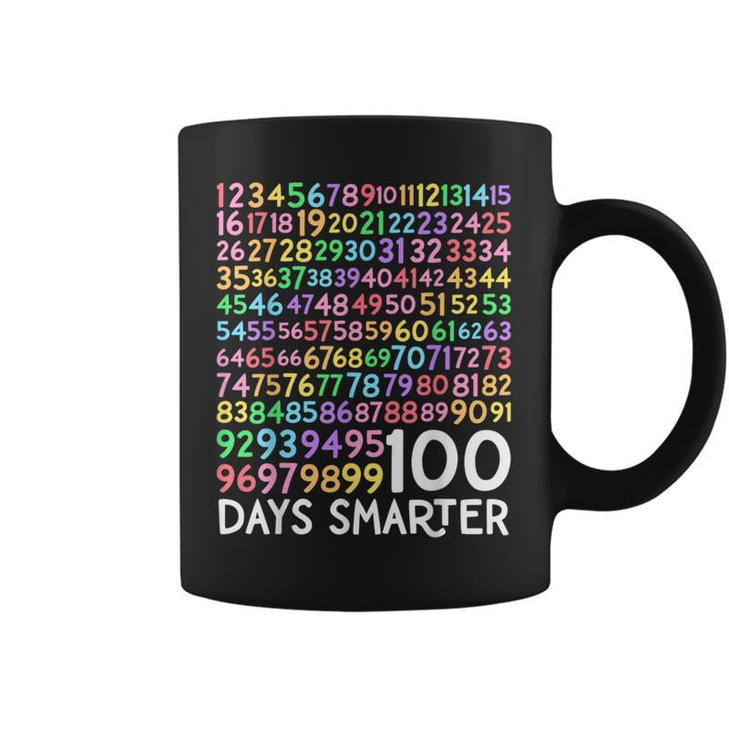 100Th Day Of School Teacher 100 Days Smarter Math Numbers Coffee Mugs ...