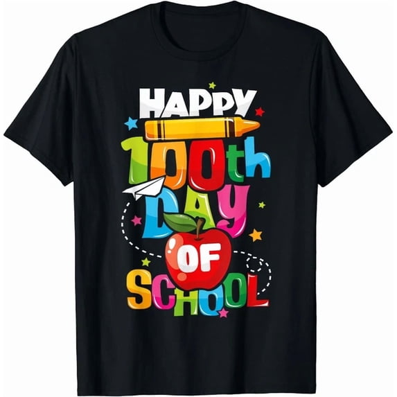 100Th Day Of School Teachers Child Happy 100 Days Gift Unisex T-Shirt ...