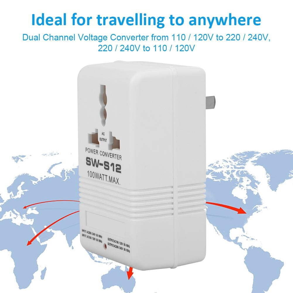 100W 110V/120V To 220V/240V Step-Up&Down Voltage Converter (CN Standard ...