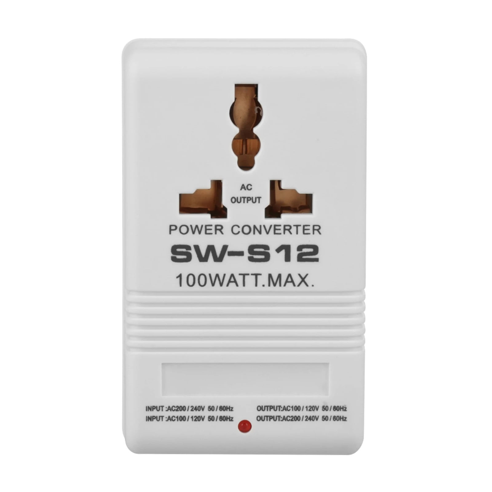 100W 110V/120V to 220V/240V StepUp& Down Voltage Converter Transformer ...